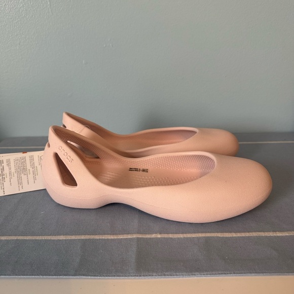 CROCS | Shoes | Nwt Crocs Womens Kadee Pale Pink Ballet Flats | Poshmark